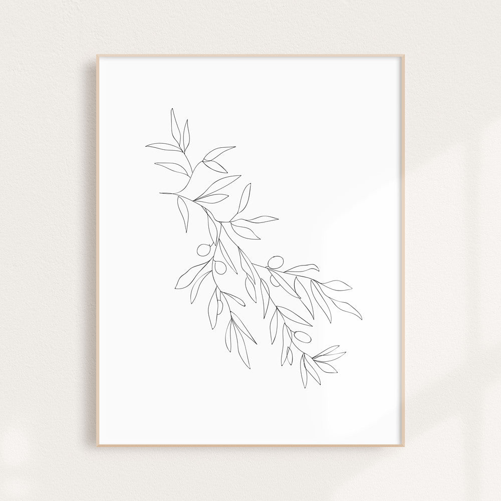 Olive Branch Art Print | Olive Branch 8